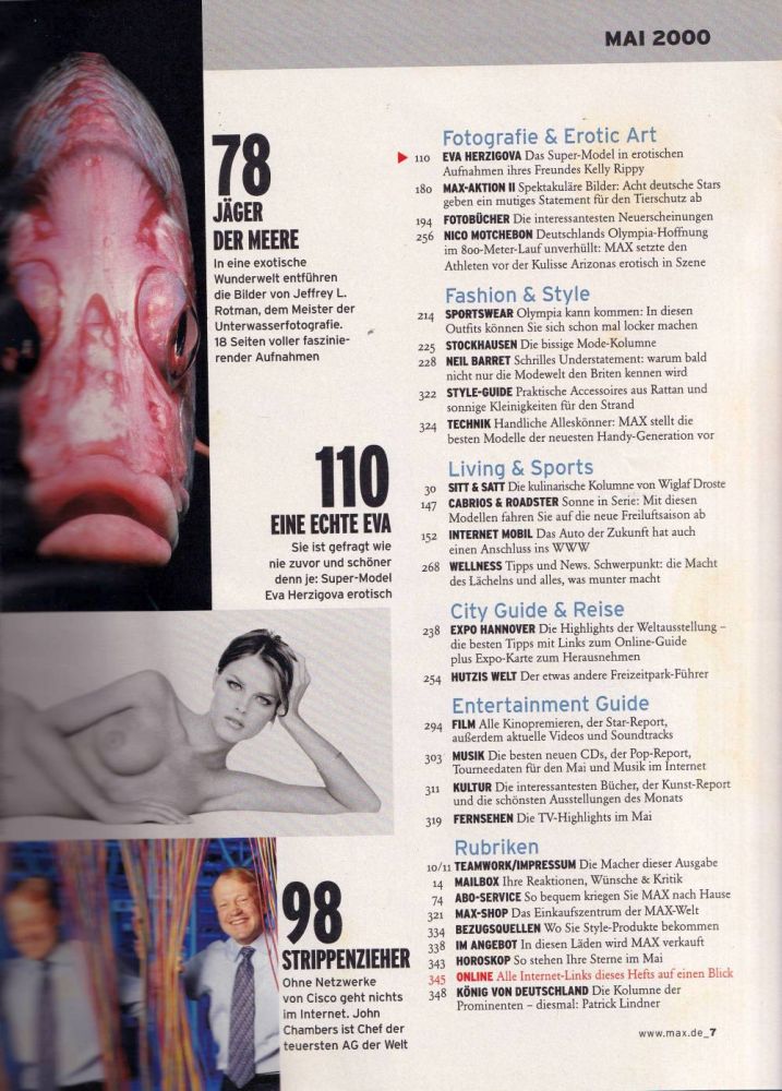 Max Magazin - Issue 05/2000 coverstory: Last-Minute Urlaub